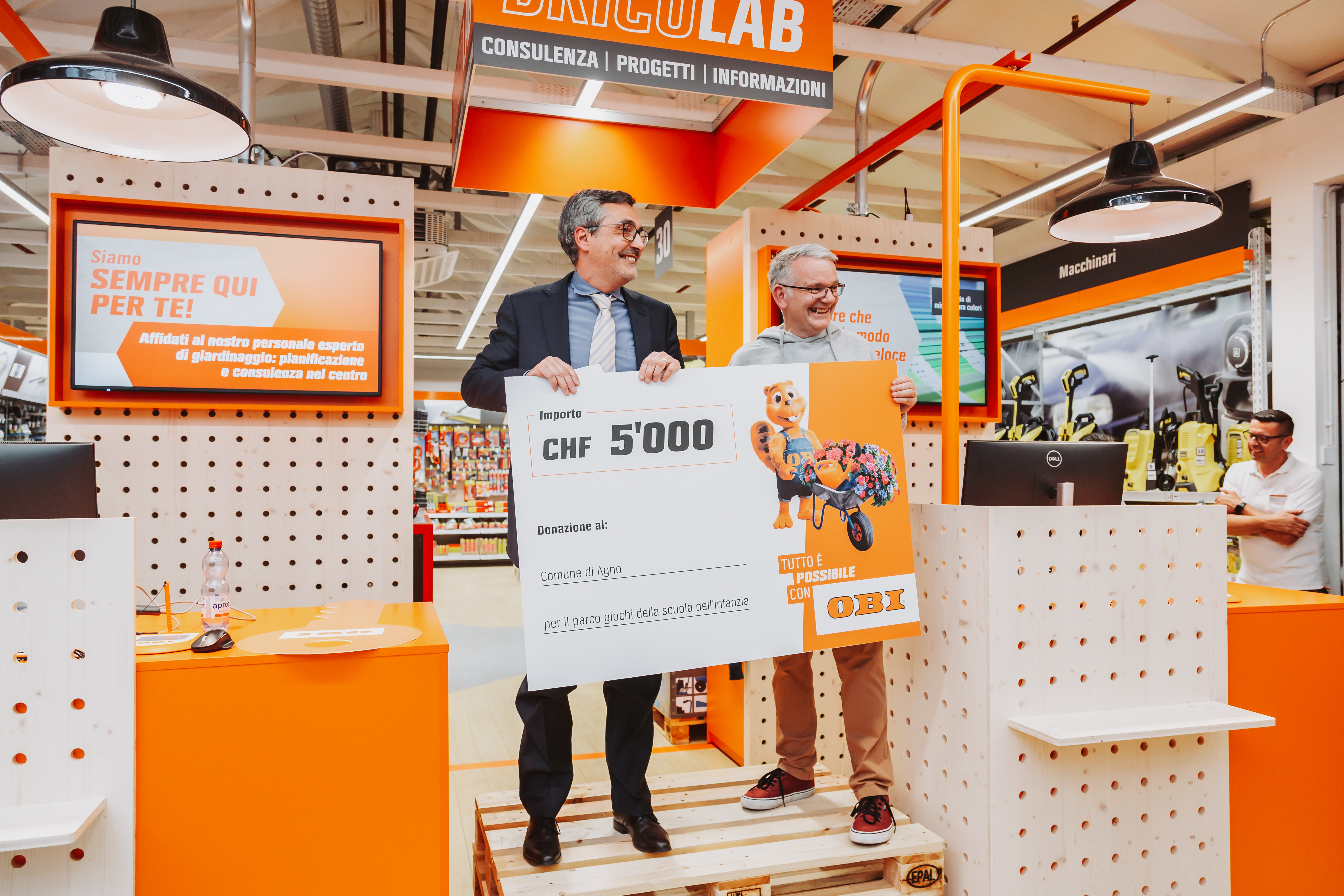 Nuovo centro OBI ad Agno