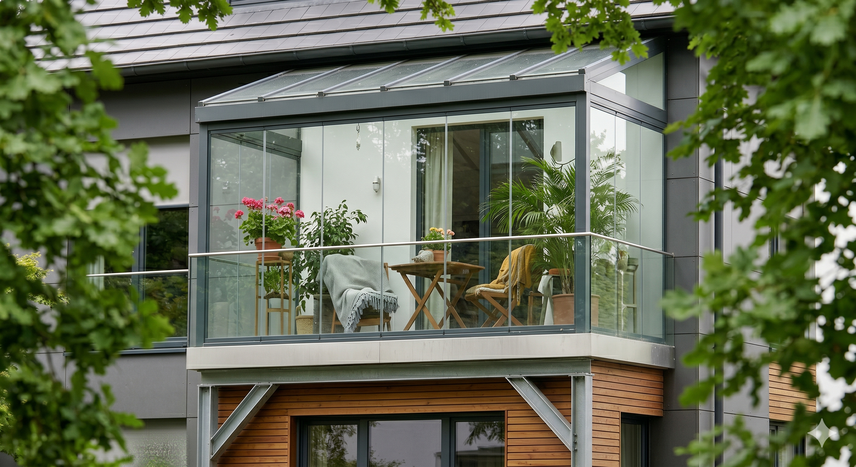 Faszinierend Balkon Zu Wintergarten Umbauen Kosten Bilder
