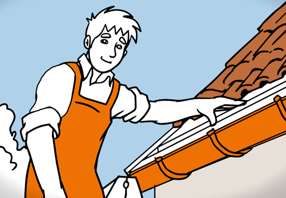 Dachrinne montieren – Anleitung in 6 Schritten | OBI