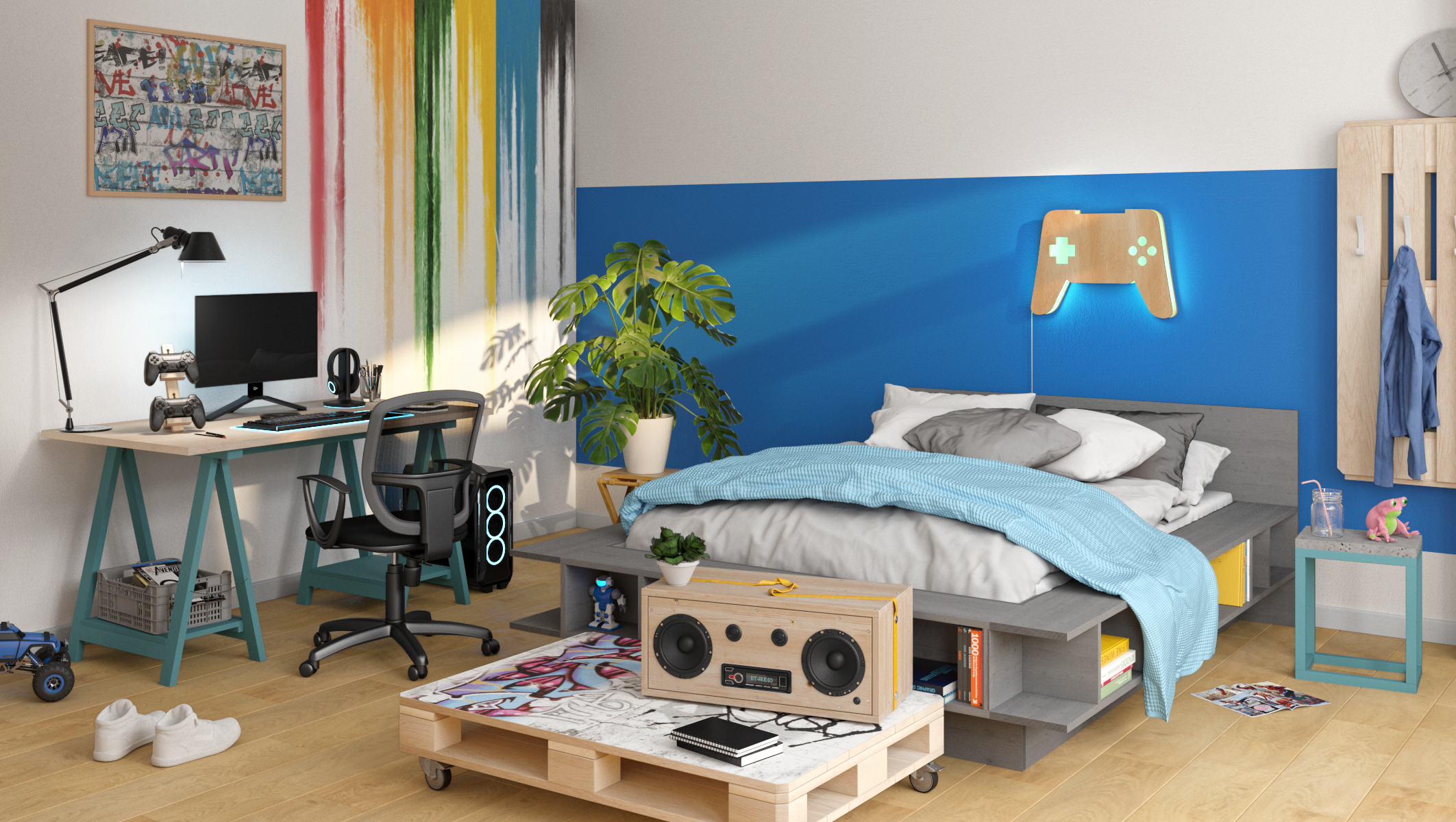 Gaming Zimmer - Kinderzimmer Inspiration | OBI