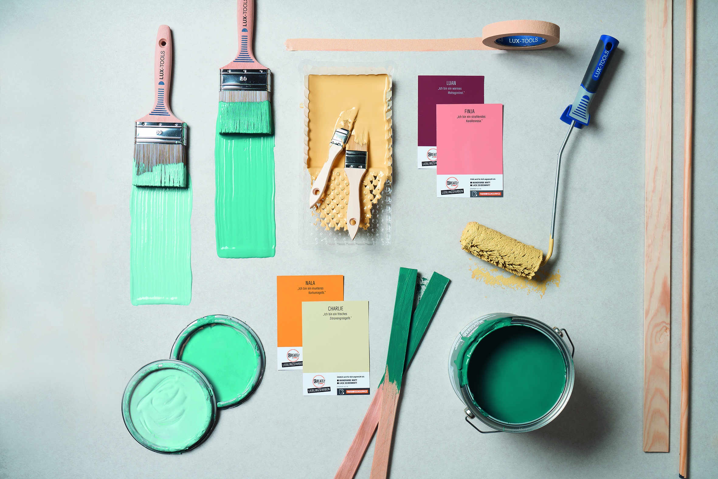 Wandfarben-Ideen mit CREATE! by OBI Lieblingsfarben | OBI