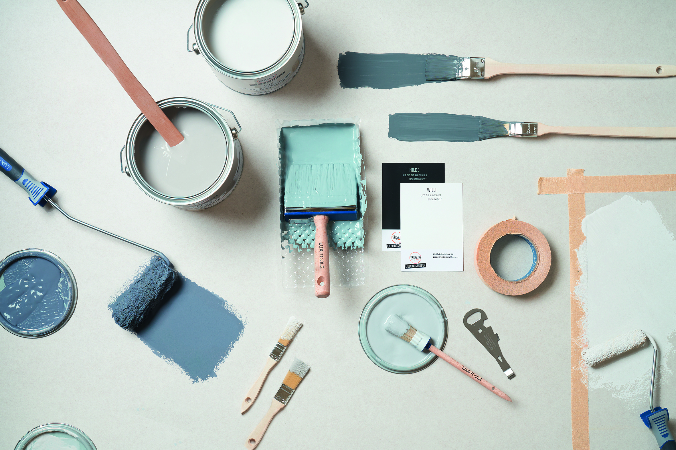 Wandfarben-Ideen mit CREATE! by OBI Lieblingsfarben | OBI