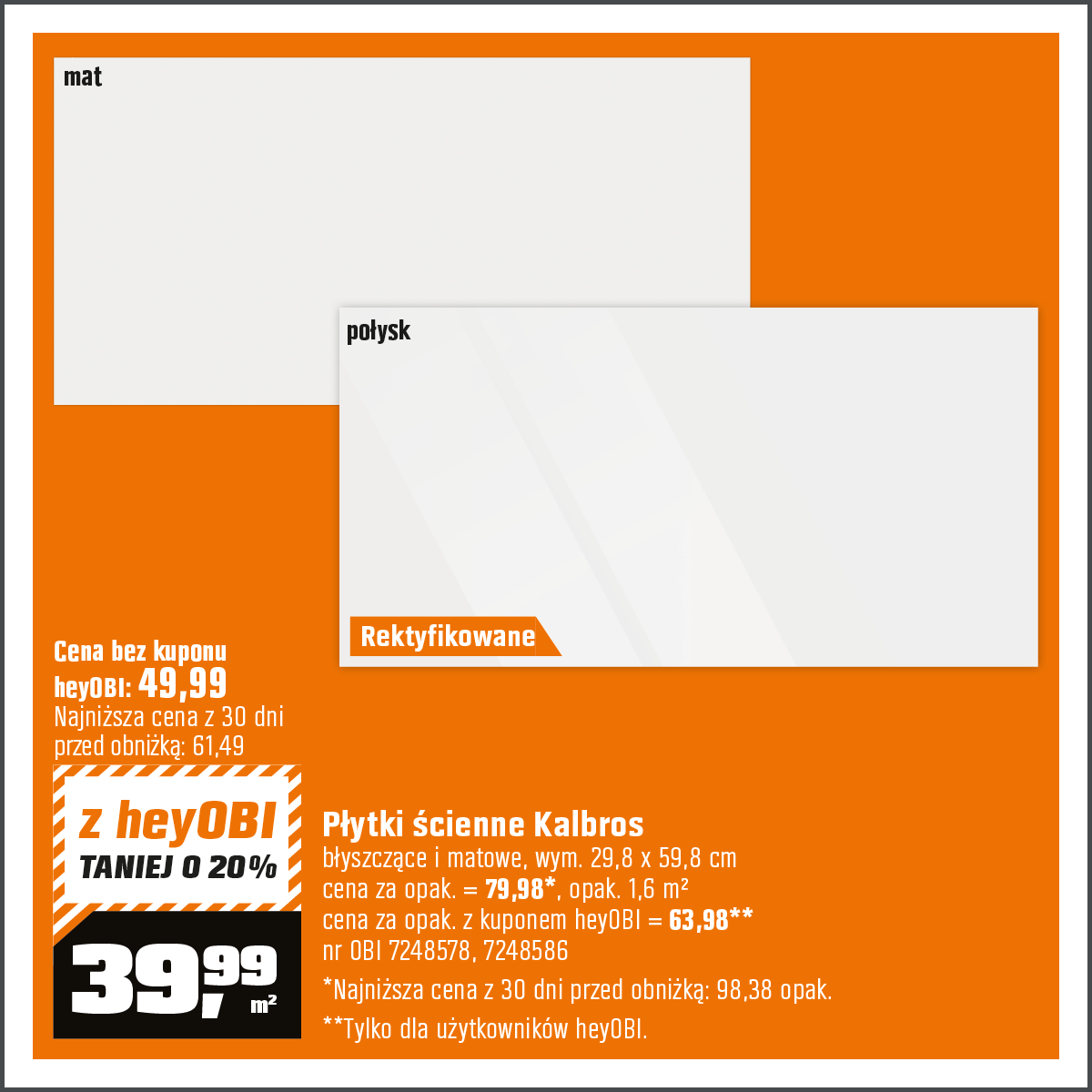 Rabaty z aplikacją heyOBI | OBI