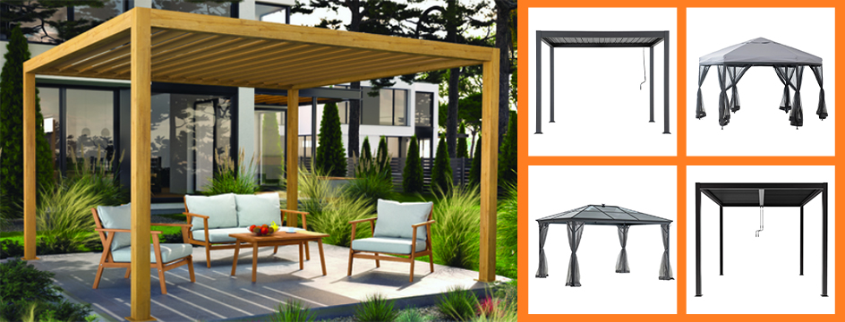 Promocja na pergole i pawilony ogrodowe | OBI