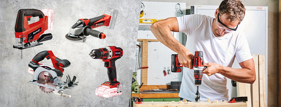 Ładowarka i akumulator 2,5 Ah za 1 zł przy zakupie wybranego elektronarzędzia Einhell | OBI