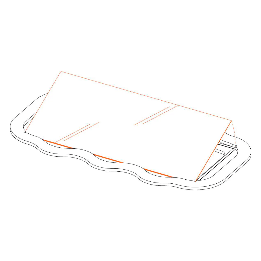 Falowana rama lustra DIY – zrób to sam z OBI