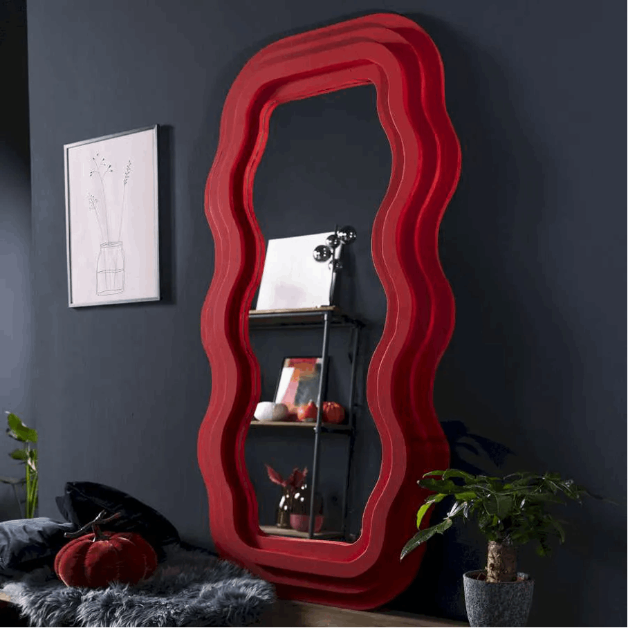 Falowana rama lustra DIY – zrób to sam z OBI