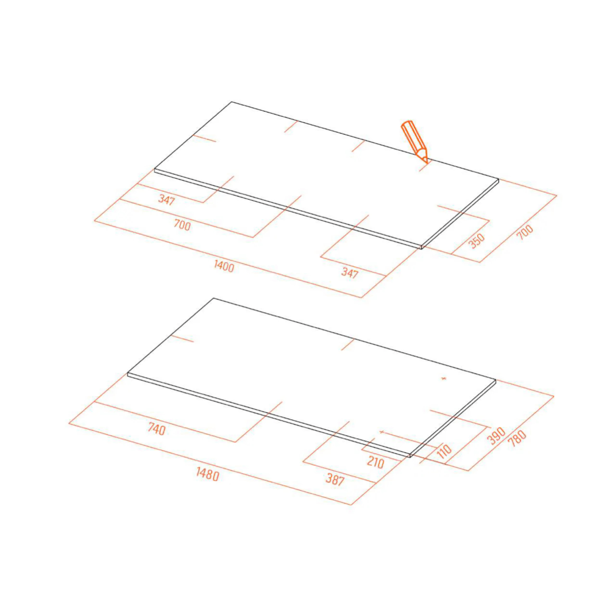 Falowana rama lustra DIY – zrób to sam z OBI