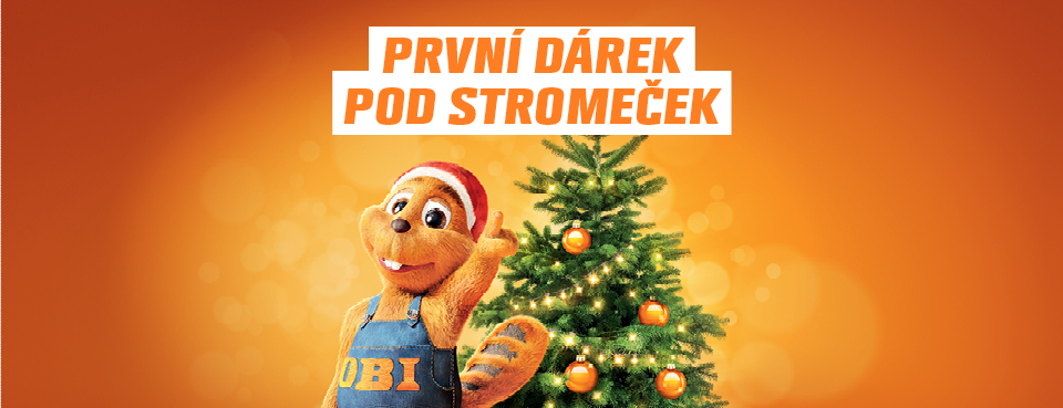 OBI Vánoce - s vánočním stromečkem z OBI